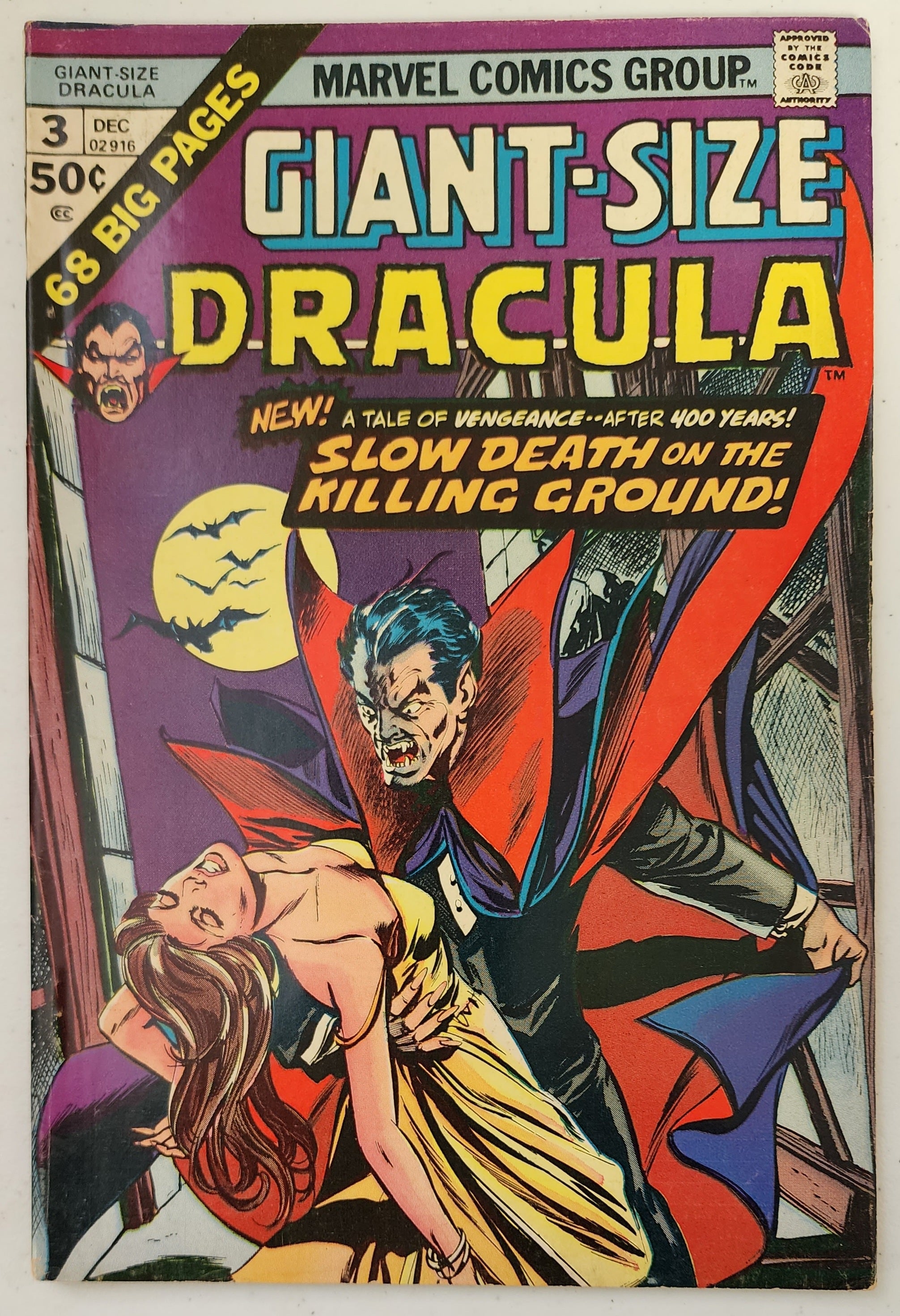 GIANT-SIZE DRACULA #3 1974 [SD01] – Sanctum Sanctorum Comics & Oddities LLC