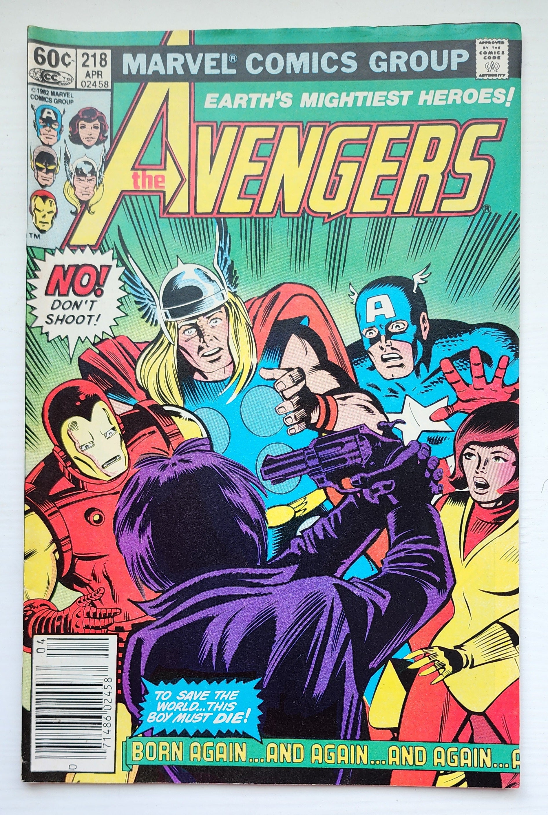 AVENGERS #218 NEWSSTAND 1982 – Sanctum Sanctorum Comics & Oddities LLC