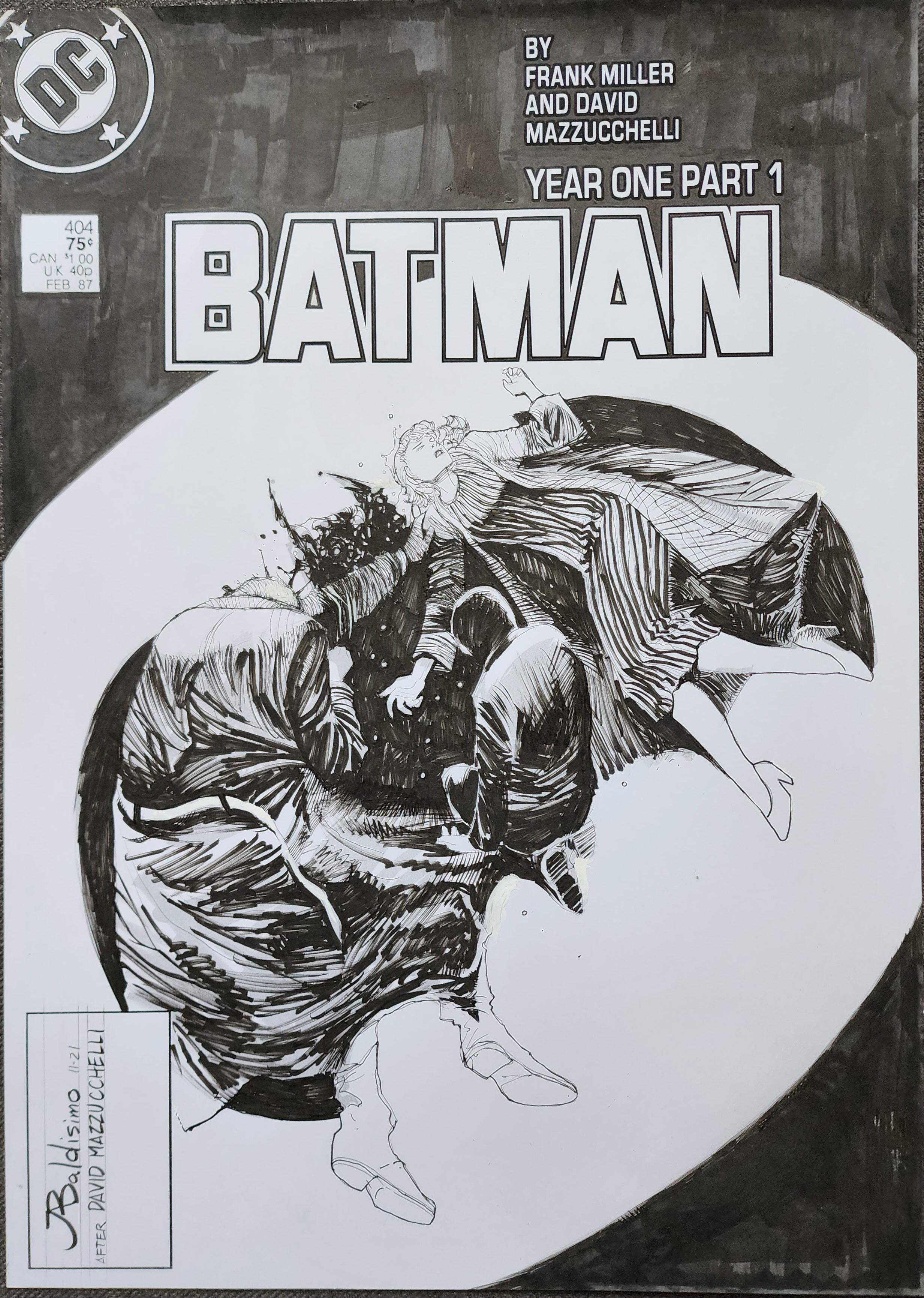 BATMAN #404 HOMAGE ORIGINAL ART BY KAJO BALDISIMO – Sanctum Sanctorum ...