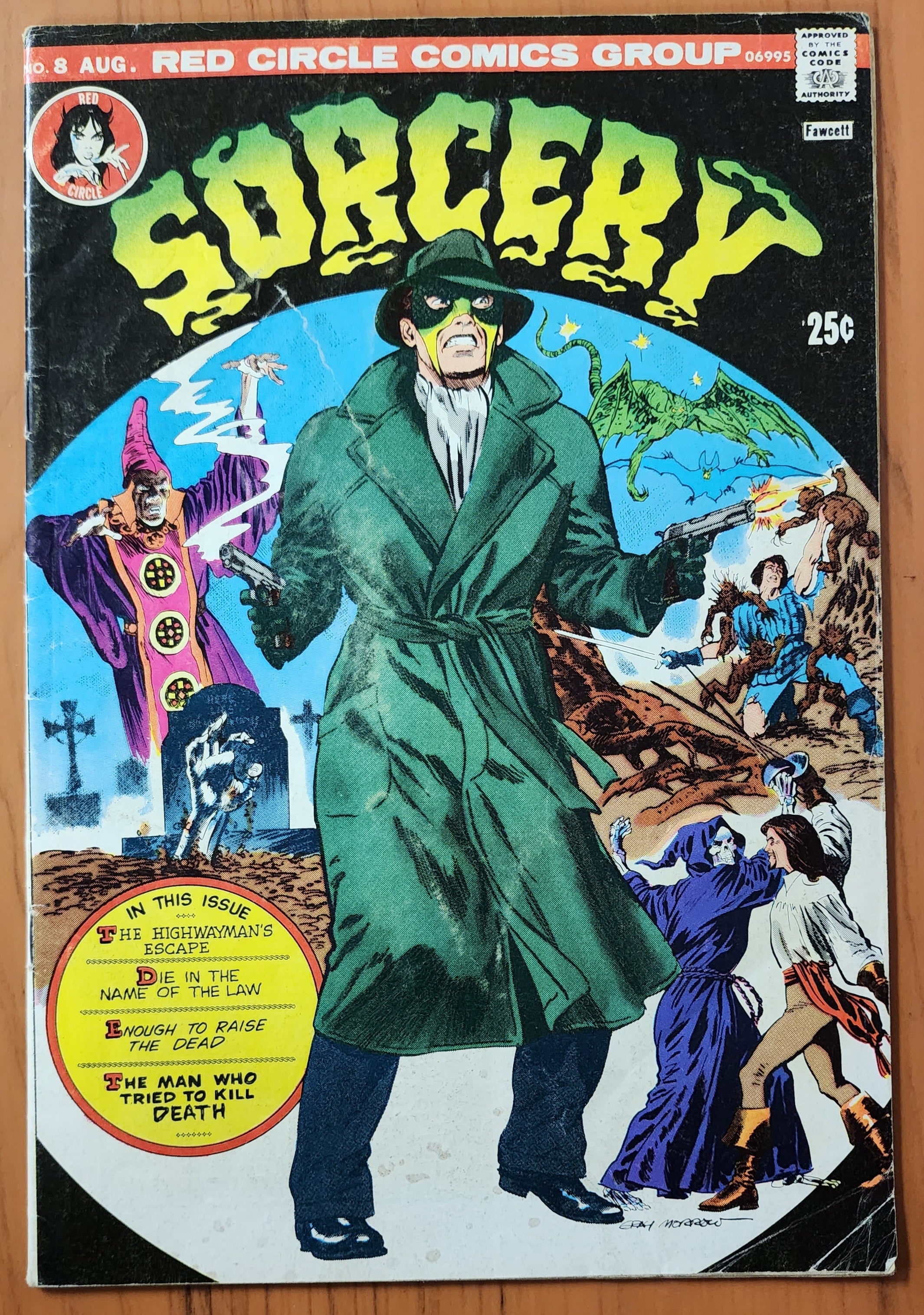 RED CIRCLE COMICS RED CIRCLE SORCERY #8 1974 – Sanctum Sanctorum Comics ...