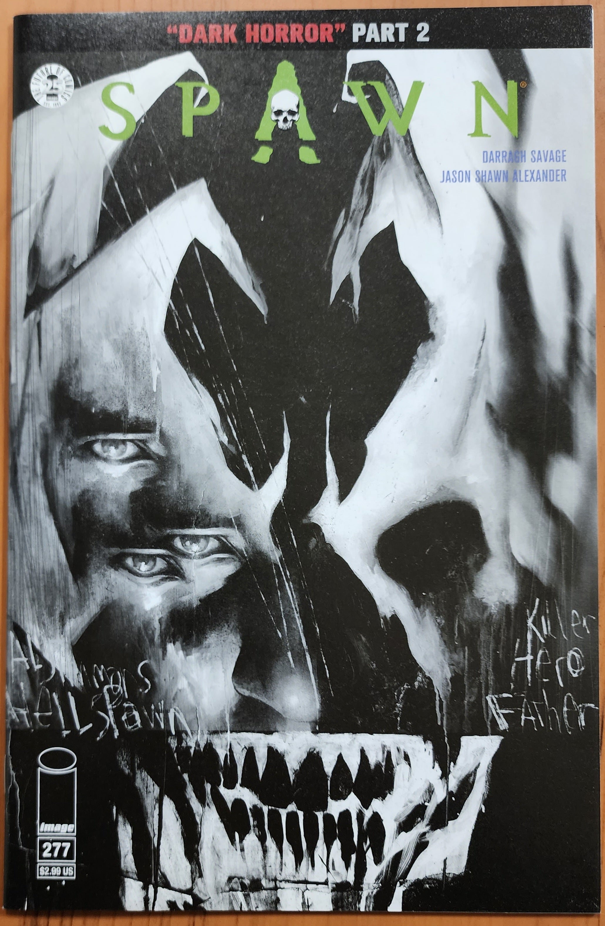 SPAWN #277 ALEXANDER B&W VARIANT 2017 – Sanctum Sanctorum Comics ...