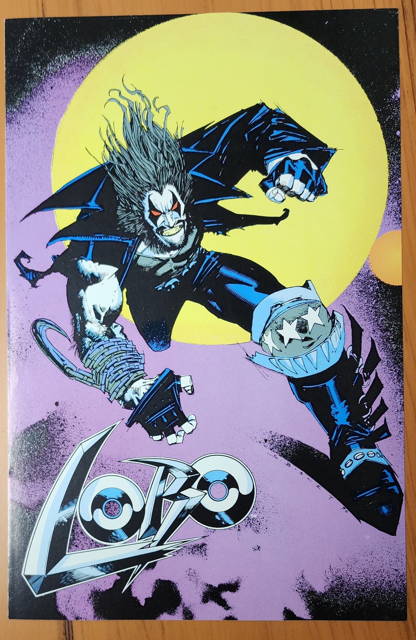 LOBO #1 NEWSSTAND 1990 w/ FREE POSTER – Sanctum Sanctorum Comics ...
