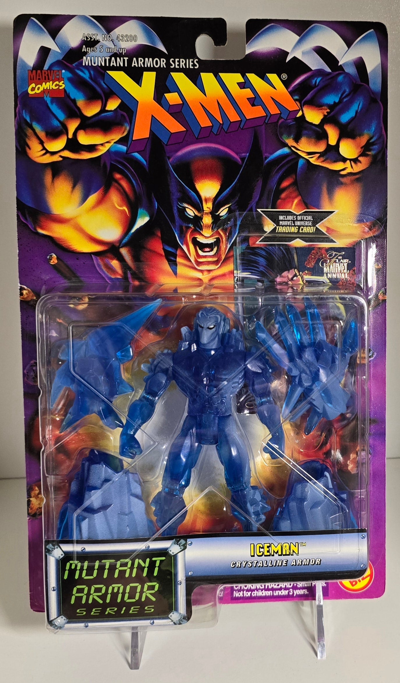 TOY BIZ X-MEN MUTANT ARMOR SERIES ICEMAN ACTION FIGURE – Sanctum Sanctorum Comics & Oddities LLC