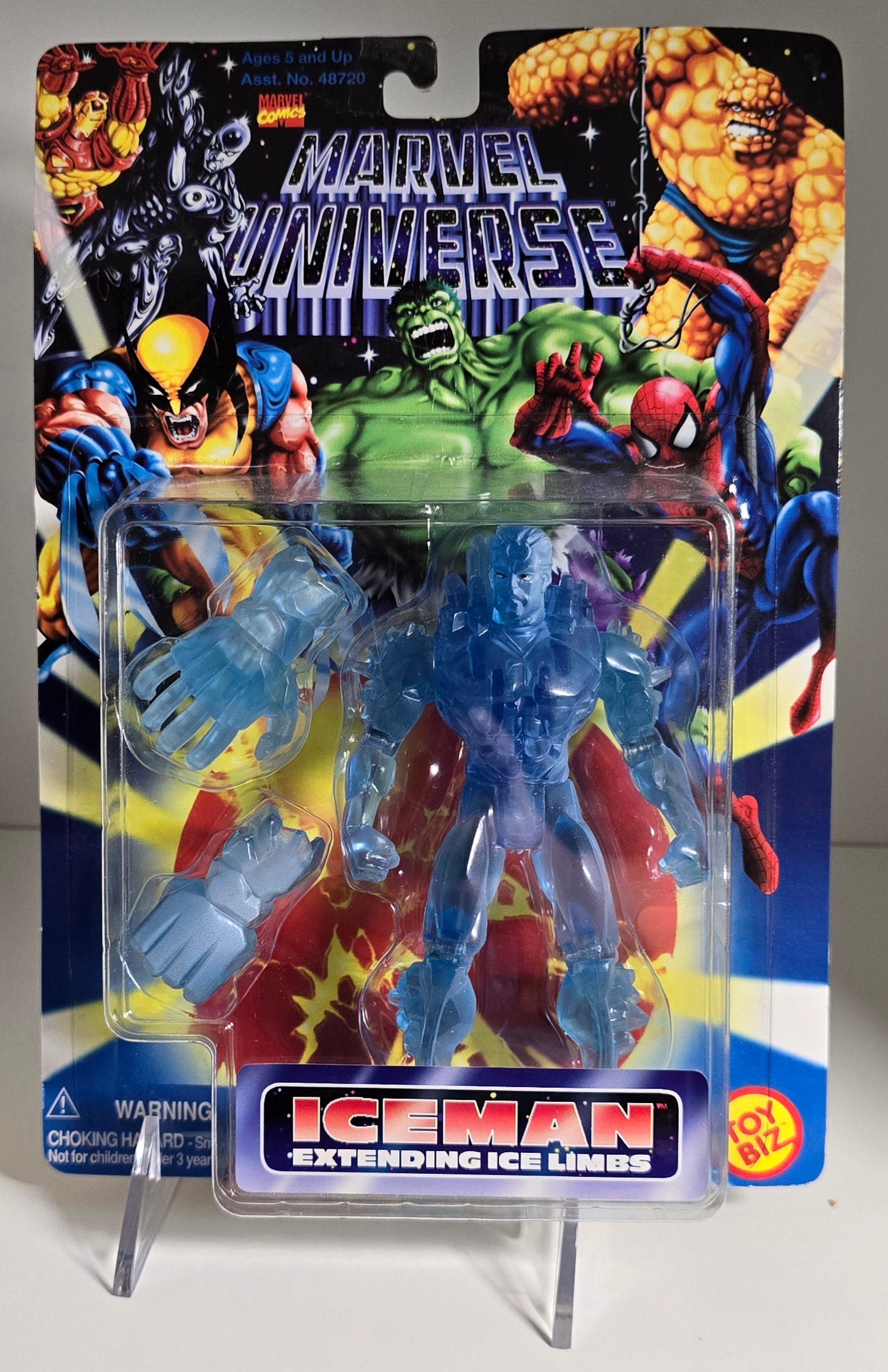 TOY BIZ MARVEL UNIVERSE ICEMAN ACTION FIGURE – Sanctum Sanctorum Comics ...