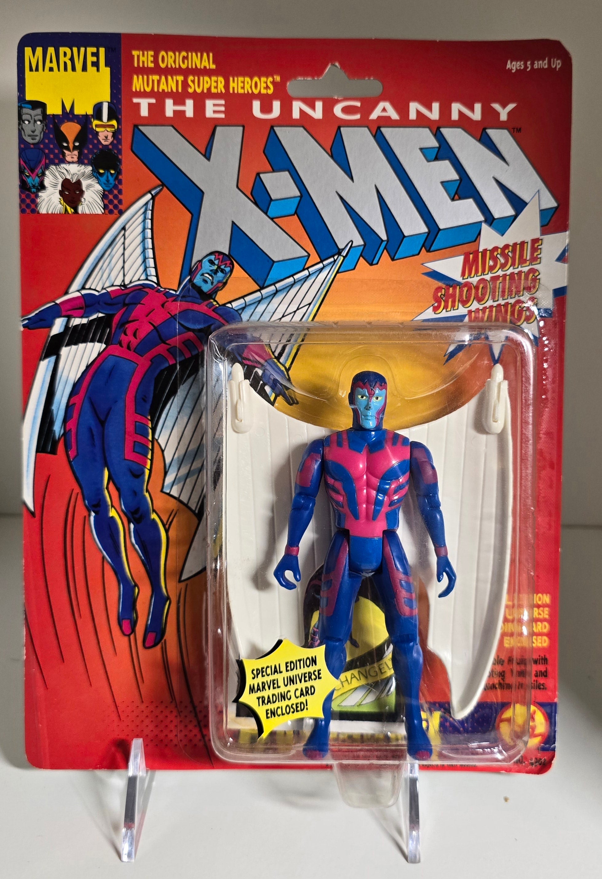 TOY BIZ UNCANNY X-MEN ARCHANGEL WHITE WINGS ACTION FIGURE 1993 [PH04 ...