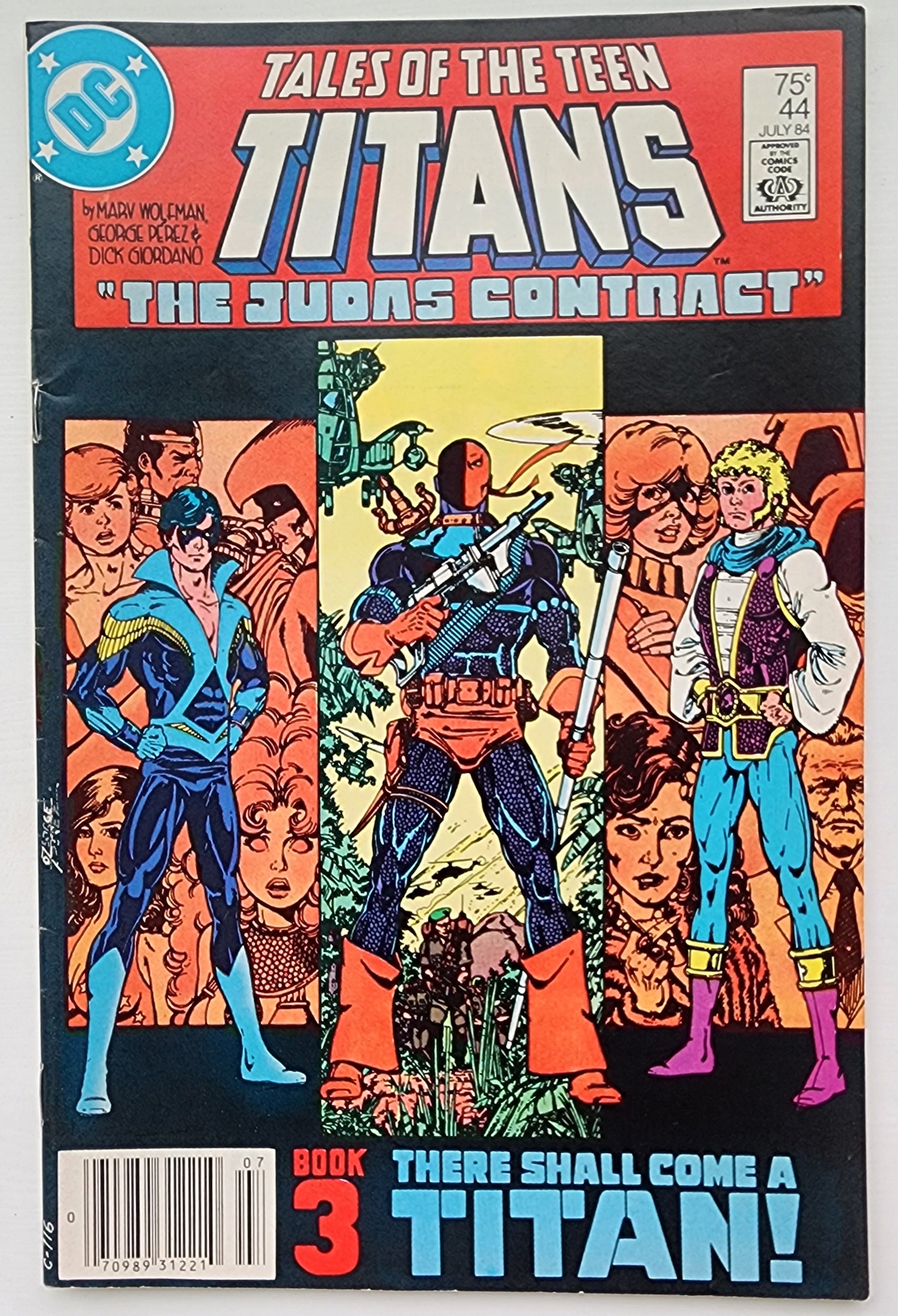TALES OF THE TEEN TITANS #44 1984 NEWSSTAND (DICK GRAYSON BECOMES NIGH ...
