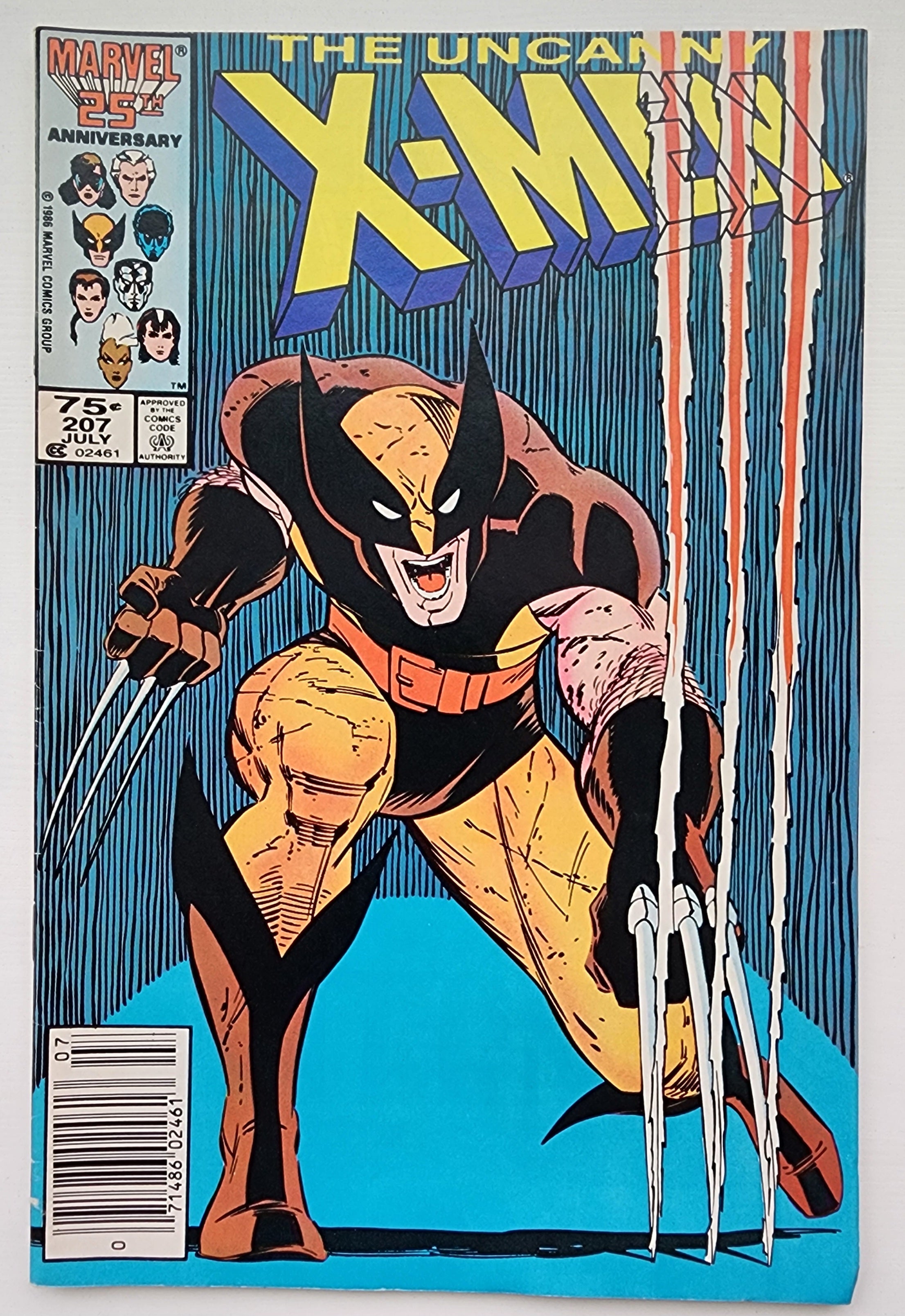UNCANNY X-MEN #207 1986 NEWSSTAND – Sanctum Sanctorum Comics & Oddities LLC