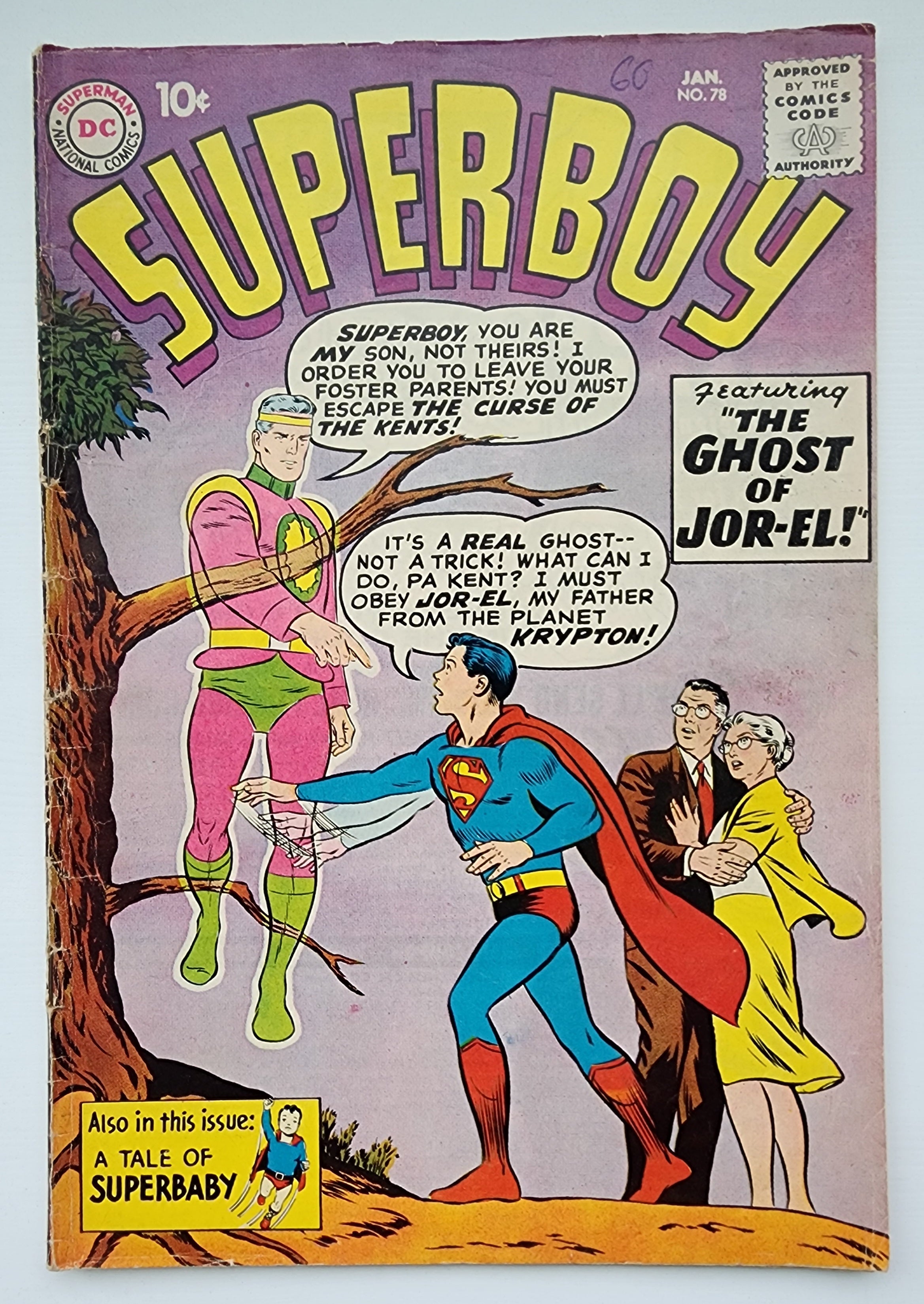 SUPERBOY #78 1960 (ORIGIN MR MXYZPTLK & SUPERBOYS COSTUME) – Sanctum ...