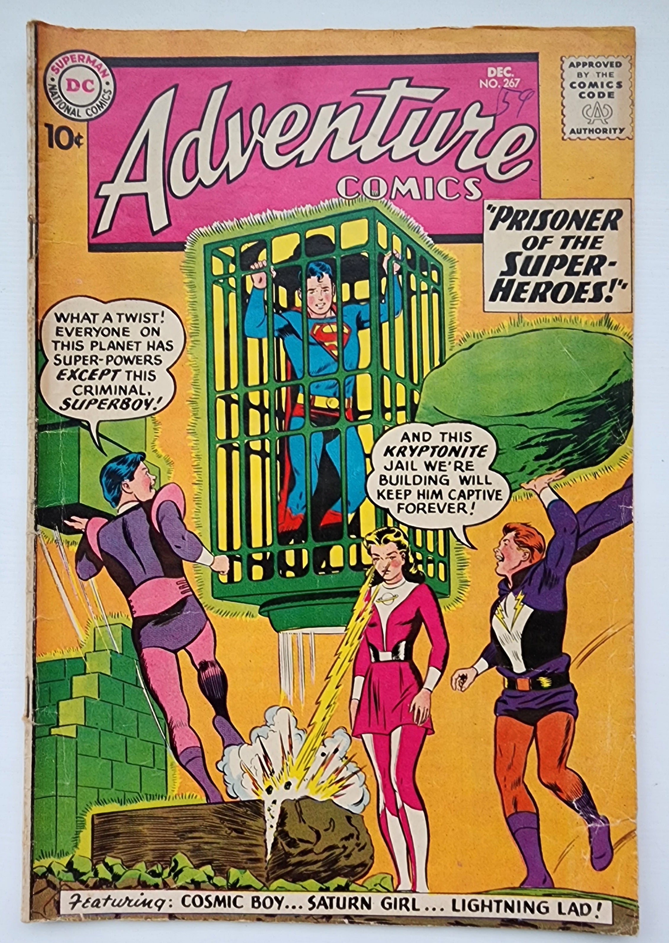 ADVENTURE COMICS #267 1959 (2ND APP LEGION OF SUPER-HEROES) – Sanctum ...