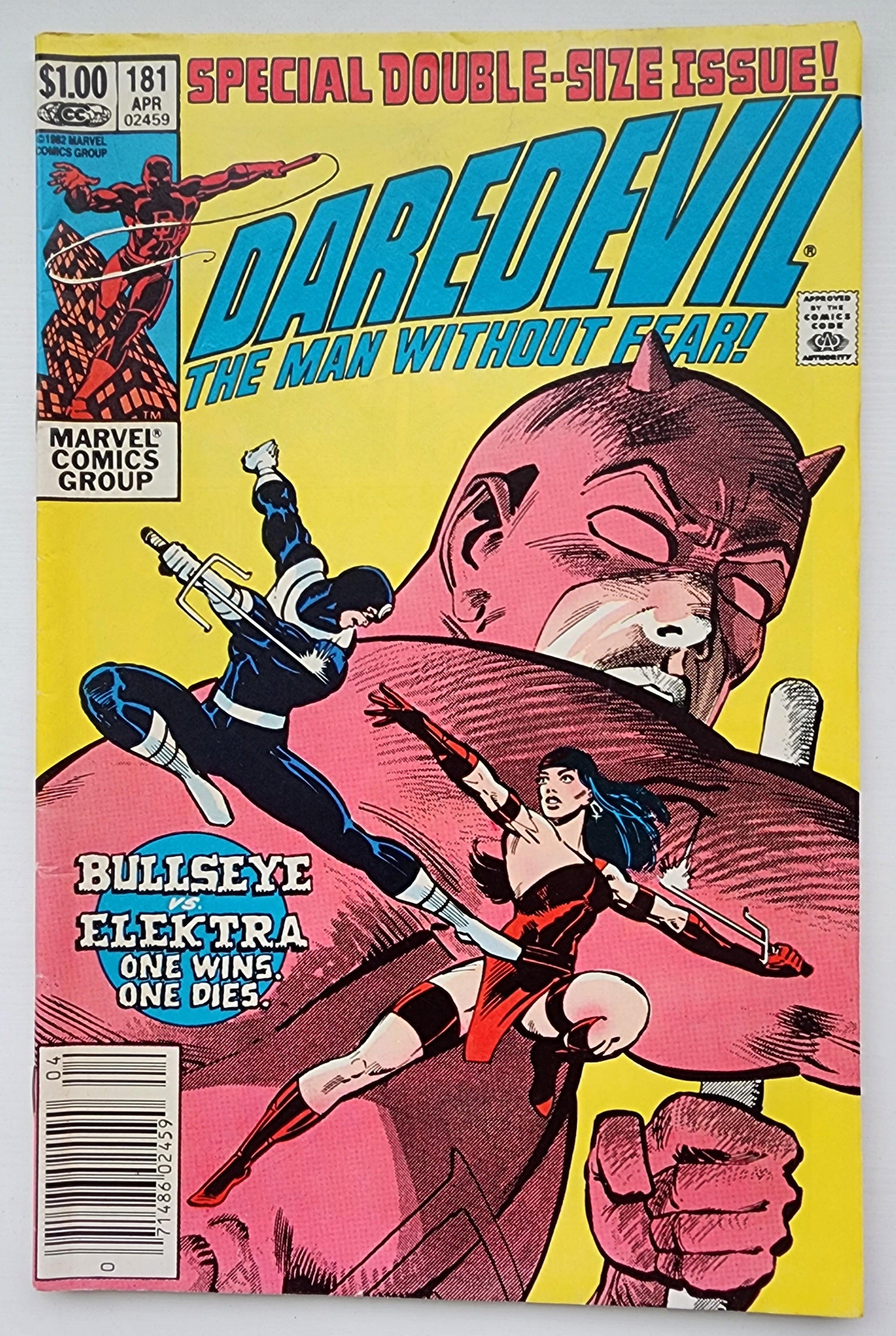 DAREDEVIL #181 1982 ("DEATH" OF ELEKTRA) NEWSSTAND – Sanctum Sanctorum ...