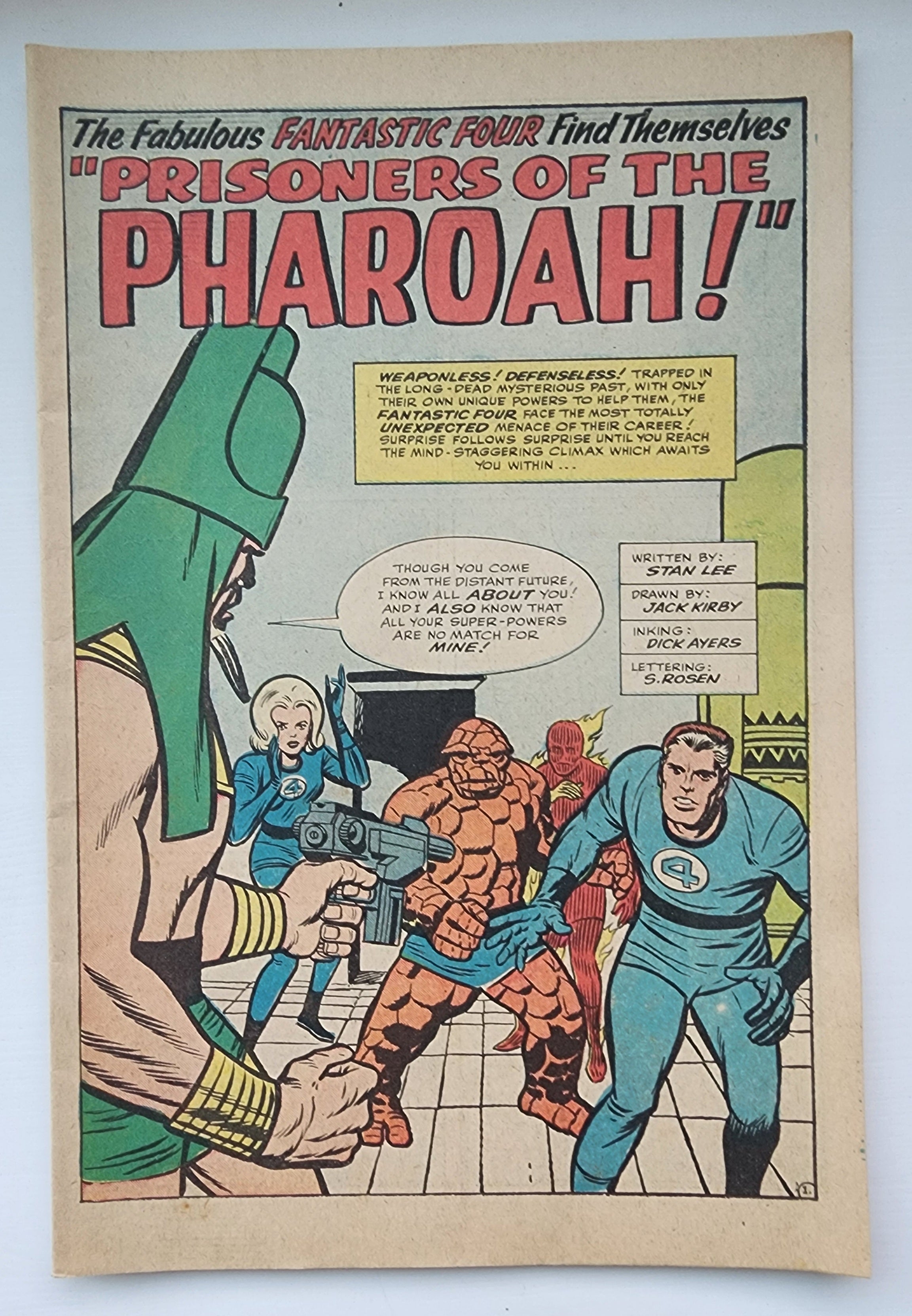 FANTASTIC FOUR #19 1963 (1ST RAMA-TUT) – Sanctum Sanctorum Comics ...