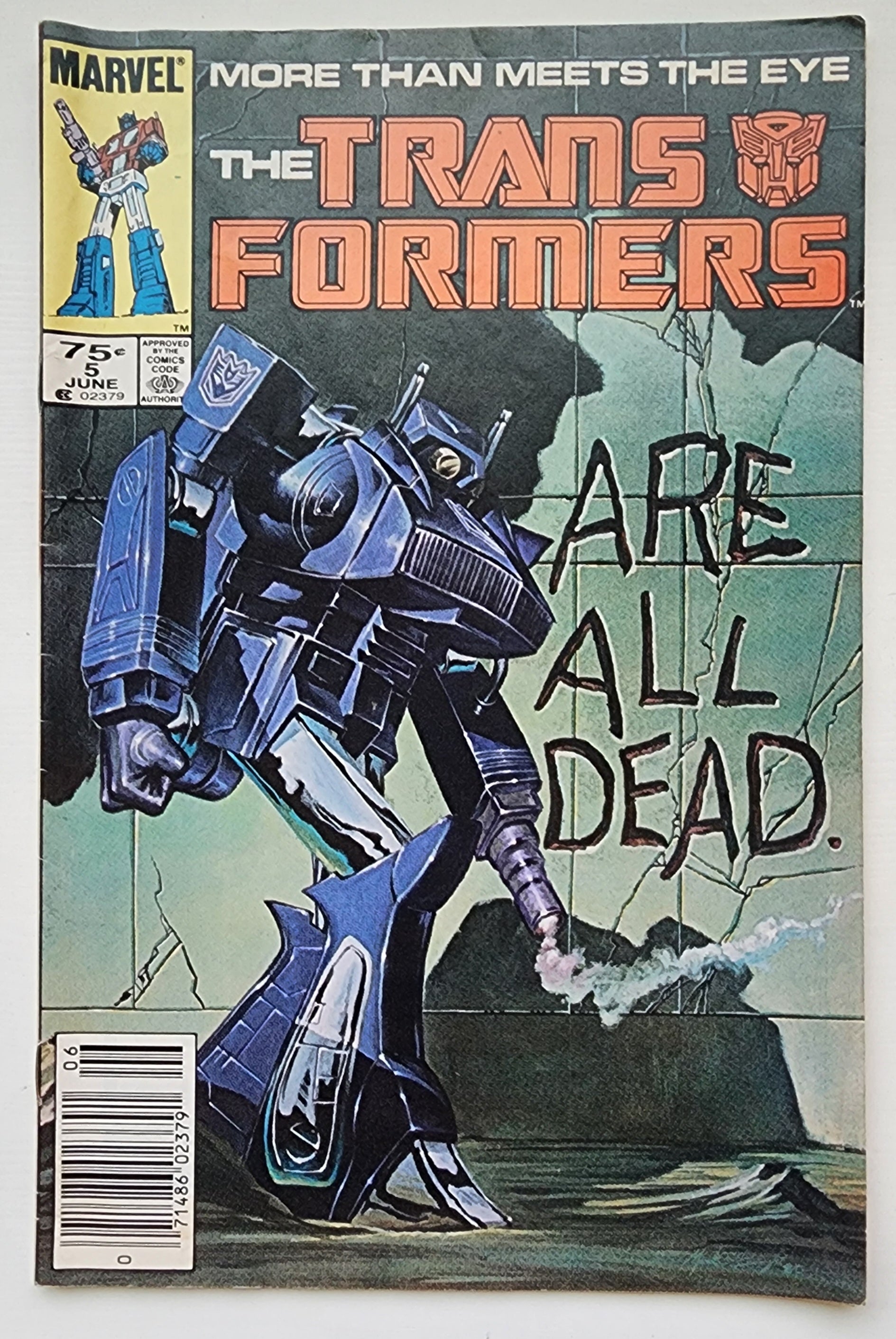 TRANSFORMERS #5 1985 NEWSSTAND – Sanctum Sanctorum Comics & Oddities LLC
