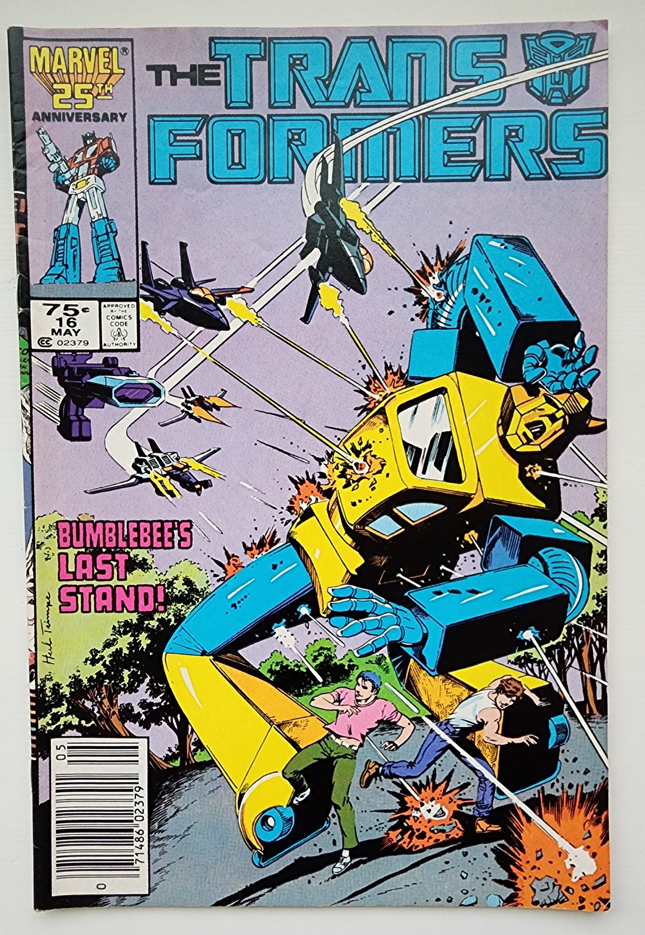 TRANSFORMERS #16 1986 NEWSSTAND – Sanctum Sanctorum Comics & Oddities LLC