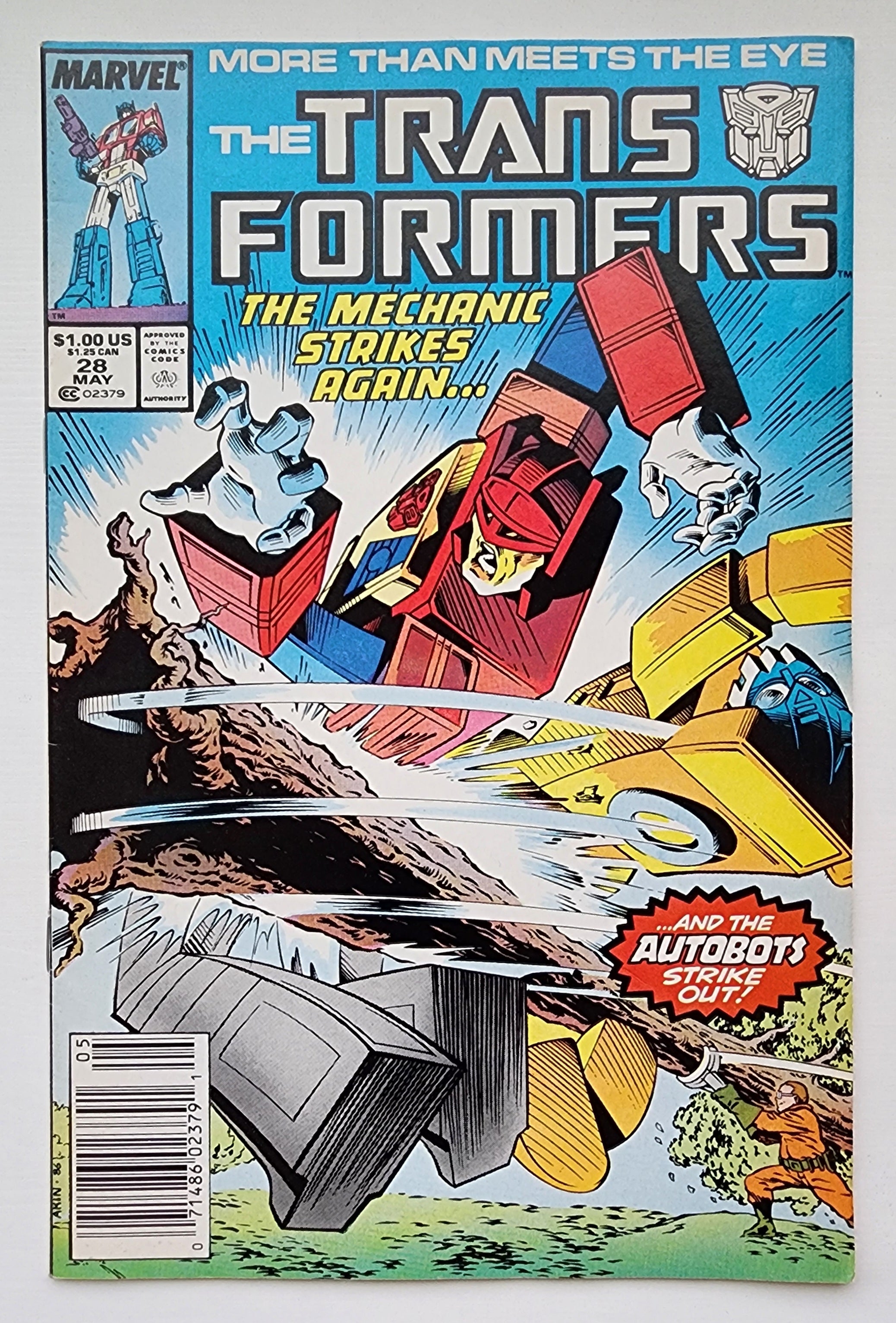 TRANSFORMERS #28 1987 NEWSSTAND – Sanctum Sanctorum Comics & Oddities LLC