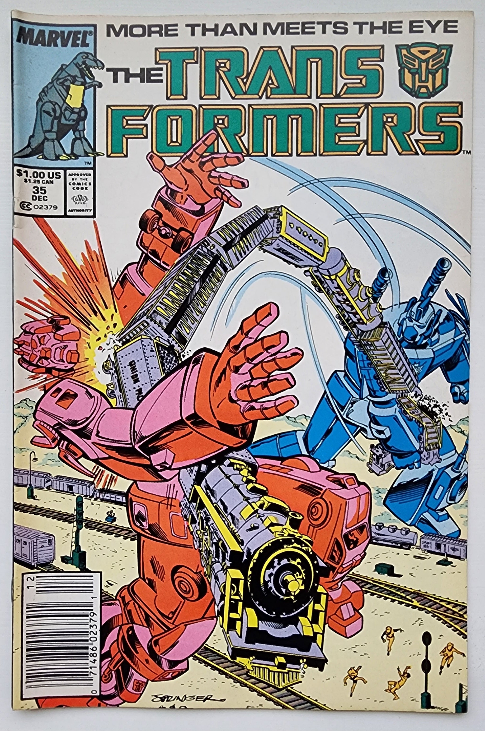 TRANSFORMERS #35 1987 NEWSSTAND – Sanctum Sanctorum Comics & Oddities LLC