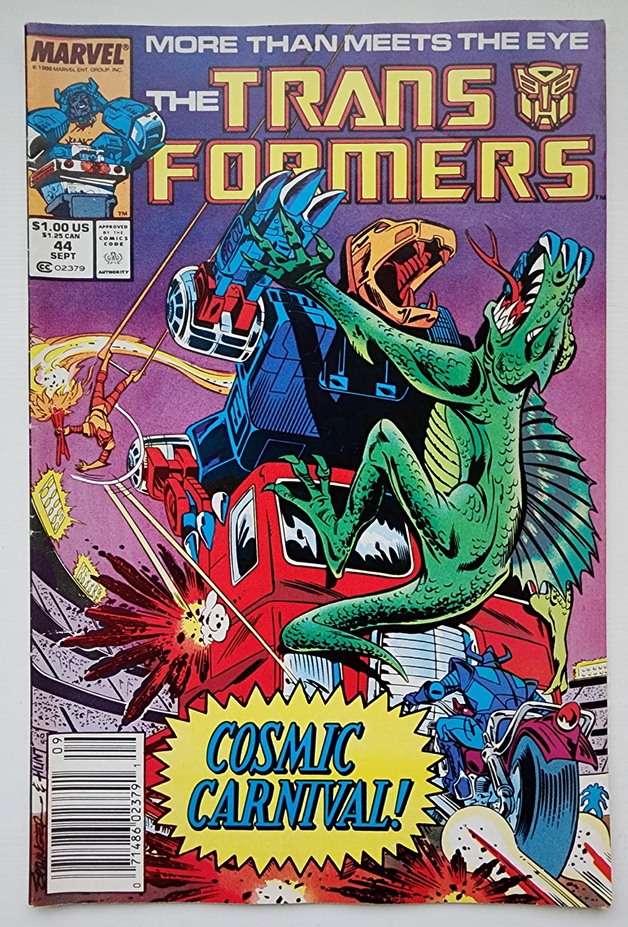TRANSFORMERS #44 1988 NEWSSTAND – Sanctum Sanctorum Comics & Oddities LLC