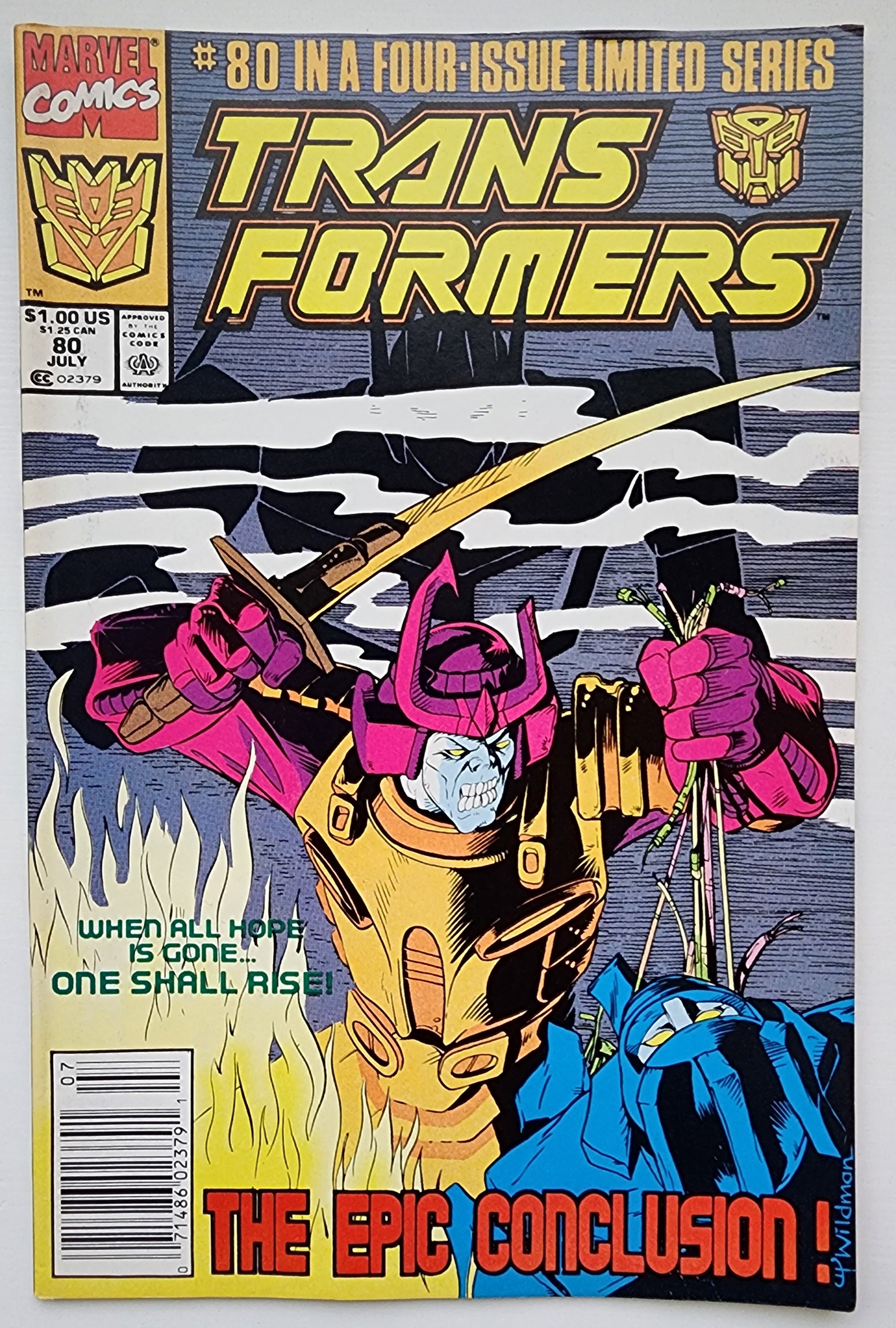 TRANSFORMERS #80 1991 (LAST ISSUE) NEWSSTAND – Sanctum Sanctorum Comics ...