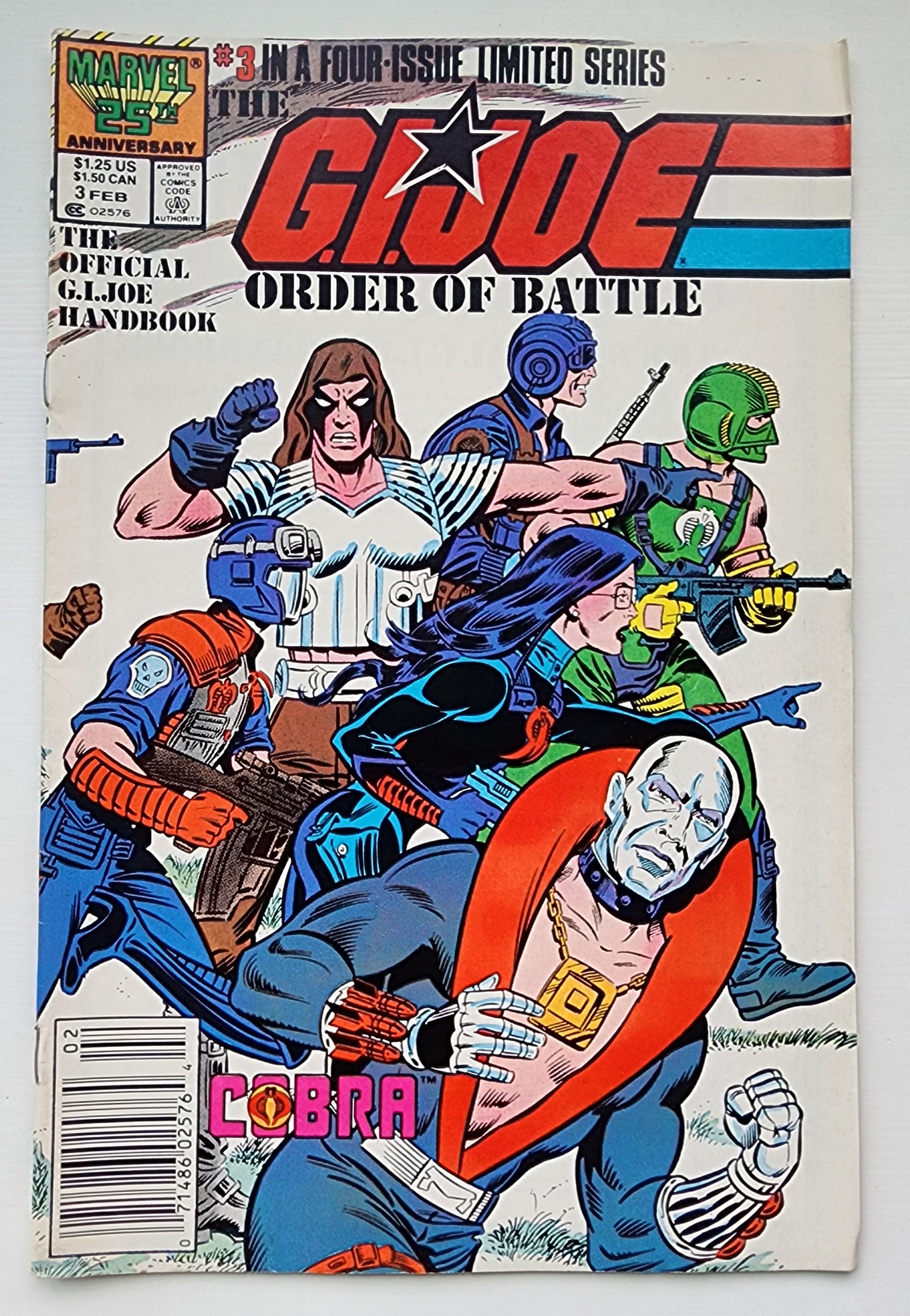GI JOE ORDER OF BATTLE #3 1987 NEWSSTAND – Sanctum Sanctorum Comics ...