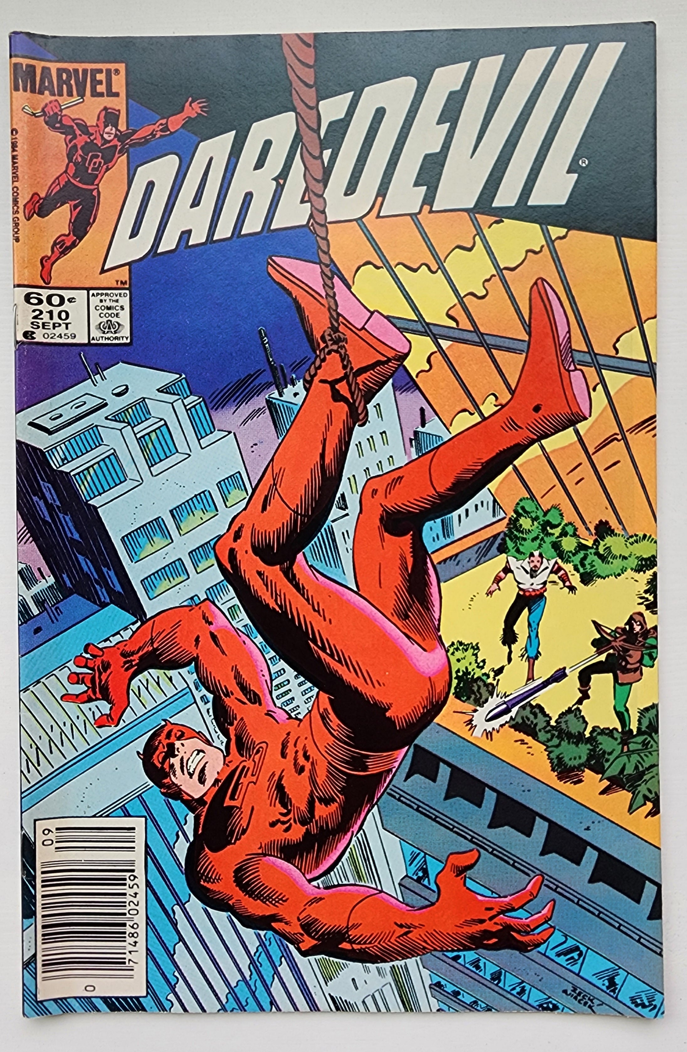 DAREDEVIL #210 1984 NEWSSTAND – Sanctum Sanctorum Comics & Oddities LLC