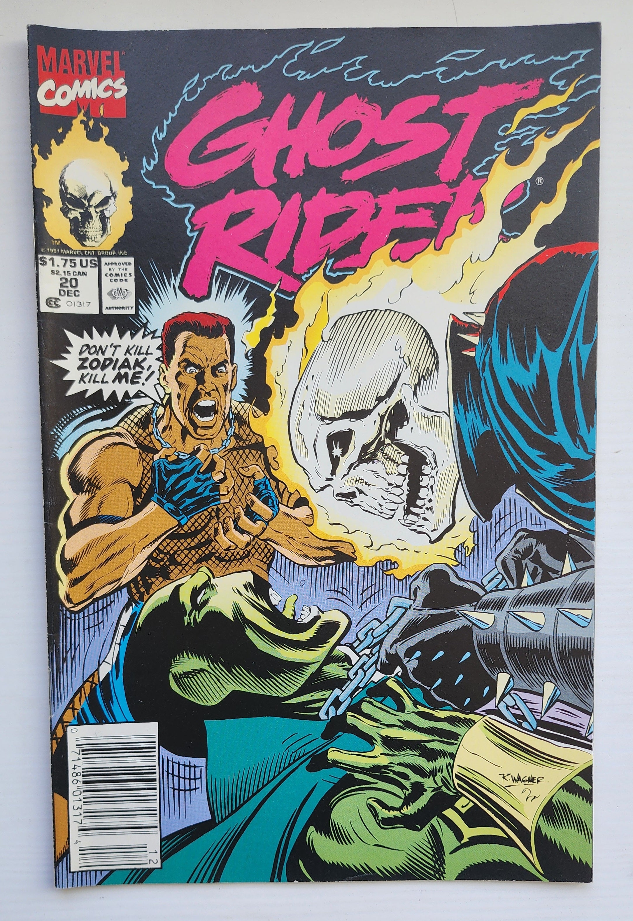 GHOST RIDER #20 1991 NEWSSTAND – Sanctum Sanctorum Comics & Oddities LLC