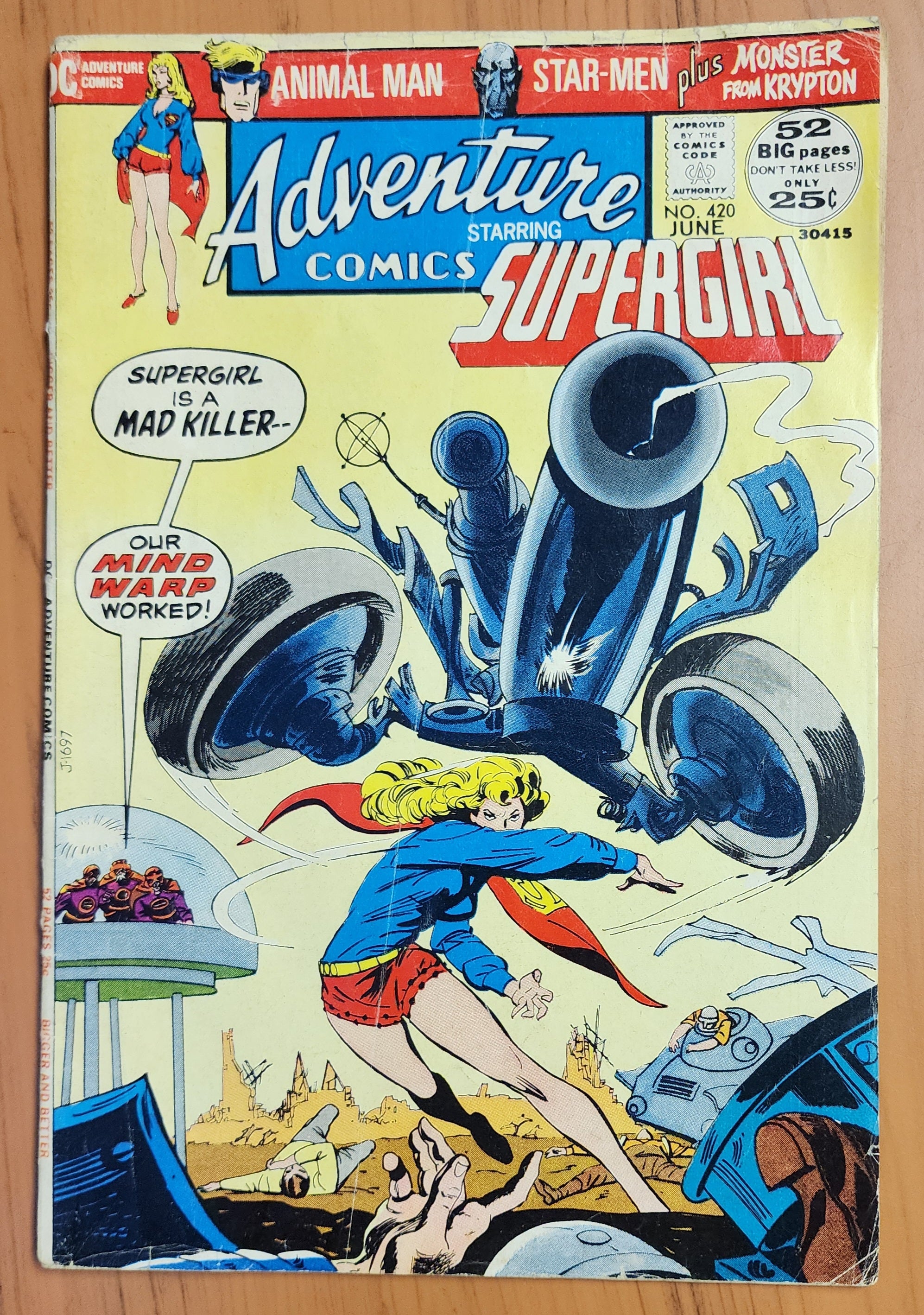 ADVENTURE COMICS #420 1972 – Sanctum Sanctorum Comics & Oddities LLC