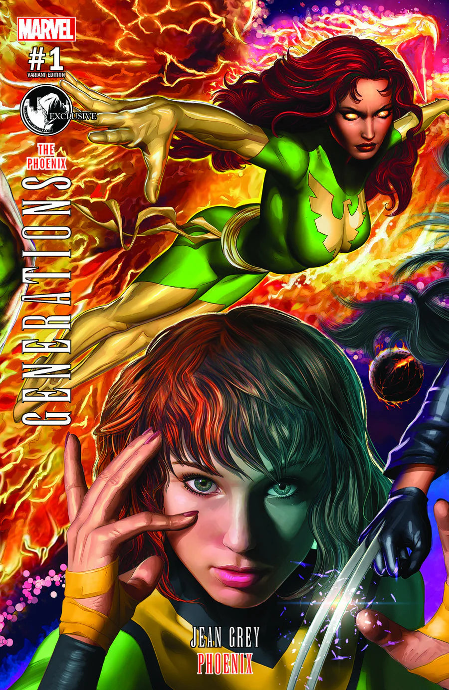 GENERATIONS PHOENIX & JEAN GREY #1 GREG HORN EXCLUSIVE VARIANT – Sanctum Sanctorum Comics ...