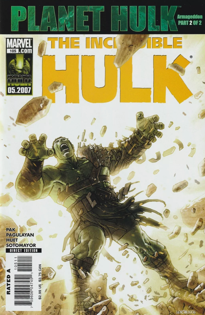 INCREDIBLE HULK #105 2007 – Sanctum Sanctorum Comics & Oddities LLC