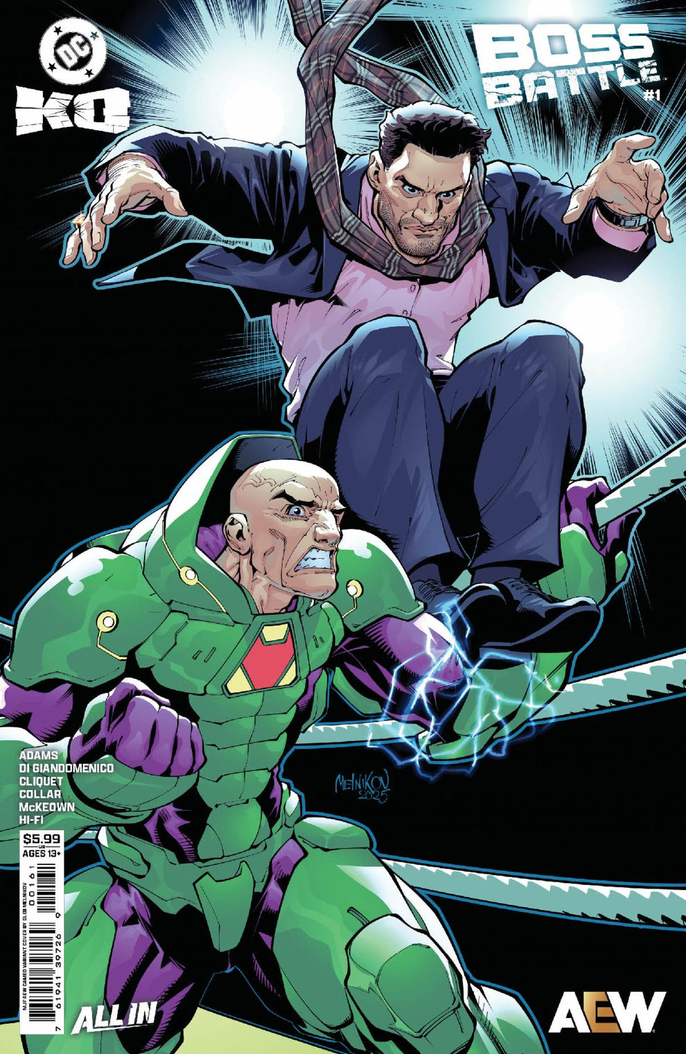 02/04/2026 DC K.O. BOSS BATTLE #1 (ONE SHOT) CVR F MELNIKOV CARD STOCK ...