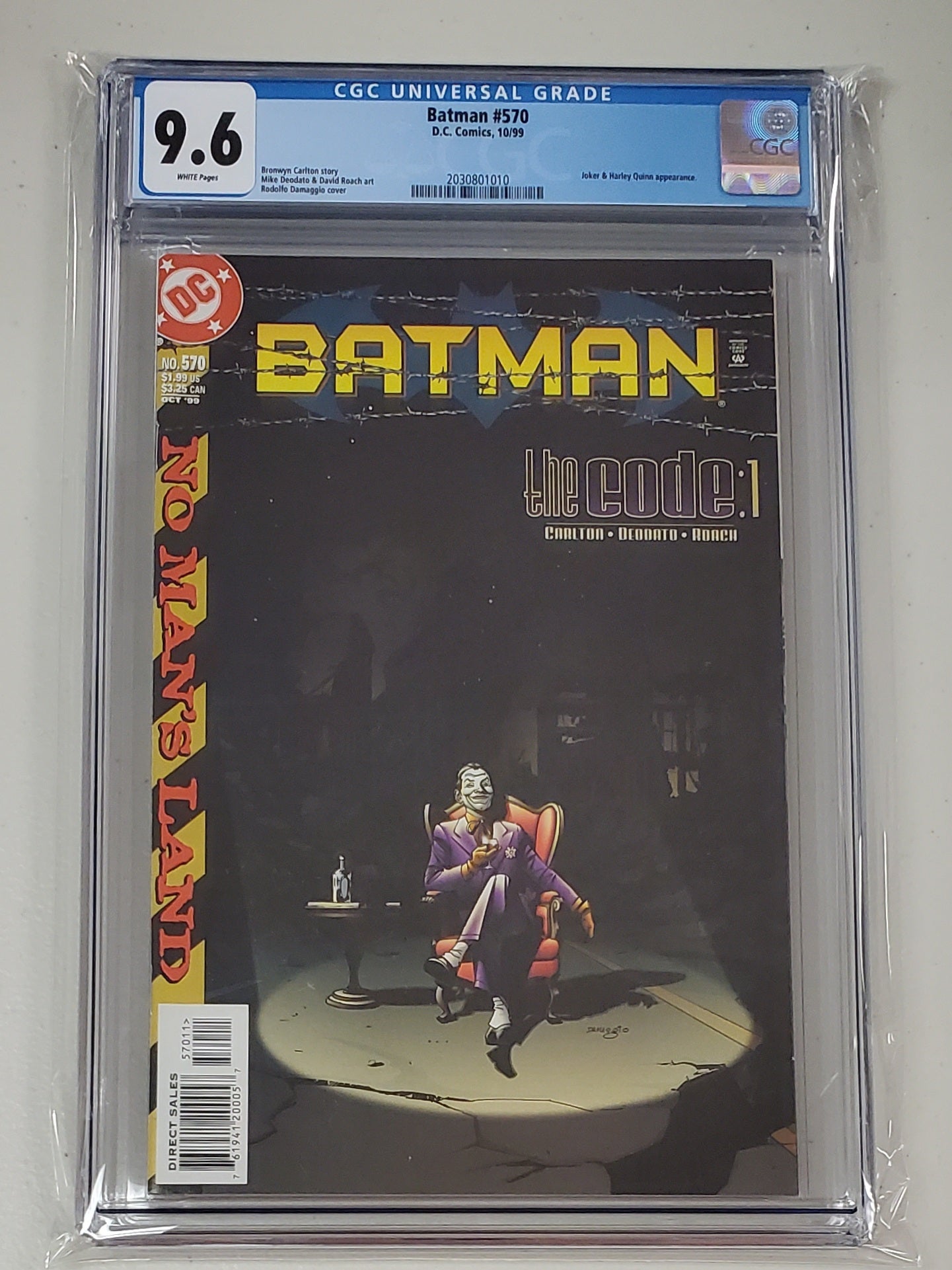 9.6 CGC Batman #570 1999 [2030801010] – Sanctum Sanctorum Comics ...