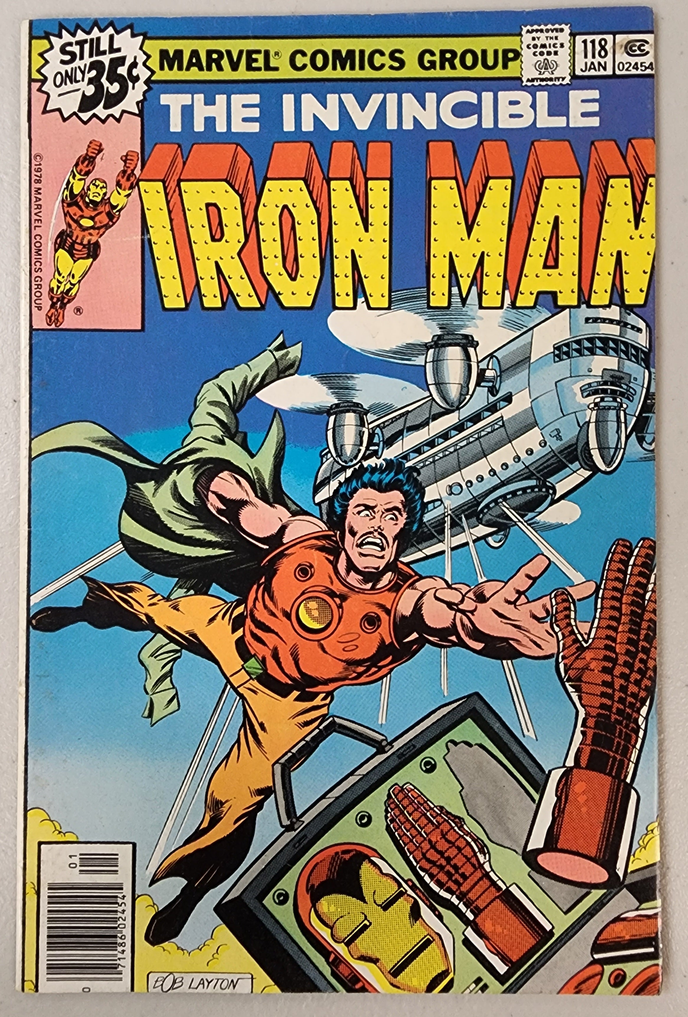 INVINCIBLE IRON MAN #118 (1ST APP JAMES RHODES RHODEY) NEWSSTAND 1979 ...