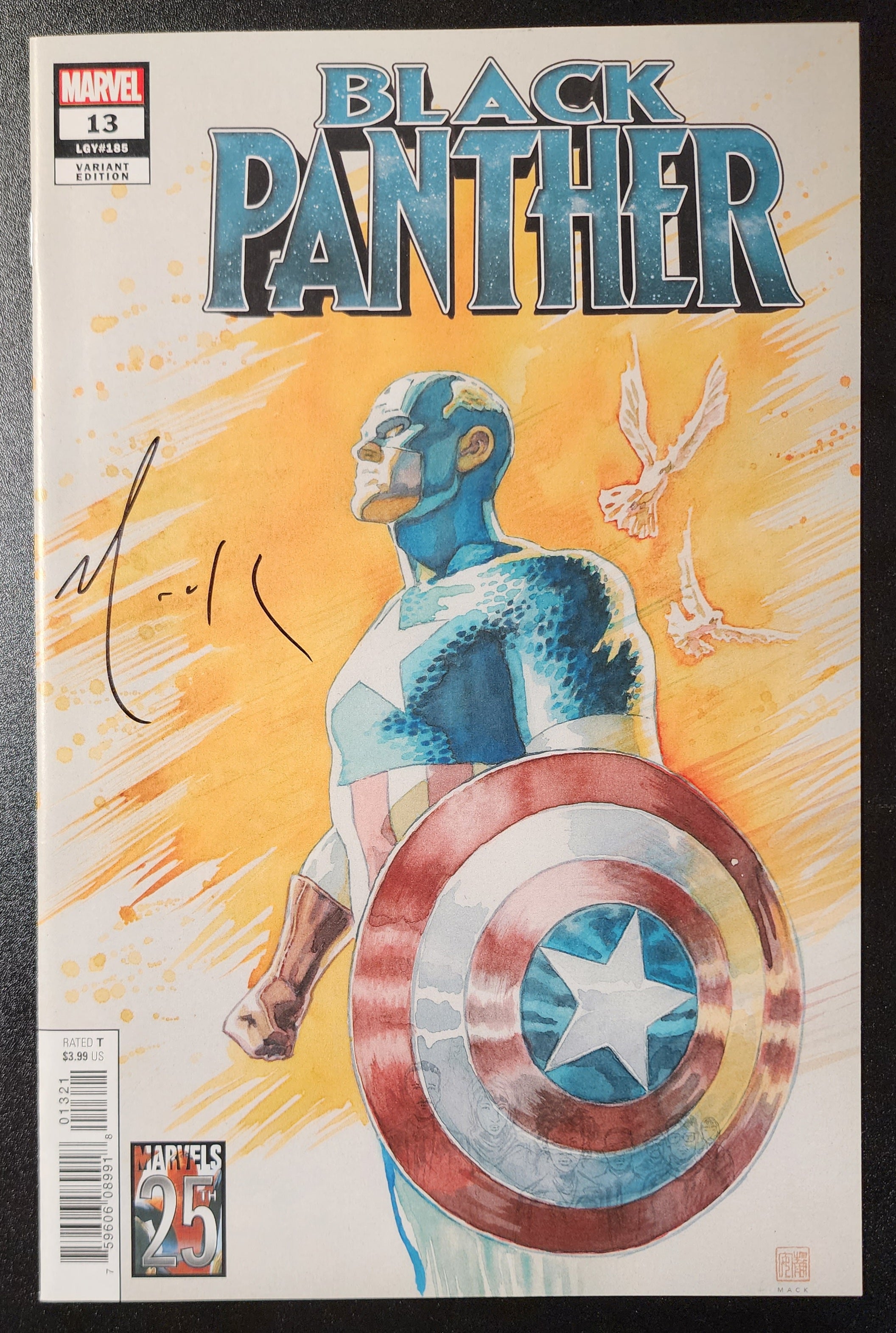 BLACK PANTHER #13 VARIANT SIGNED BY DAVID MACK 2019 – Sanctum Sanctorum ...