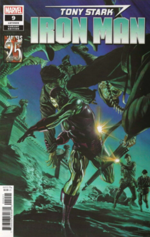 TONY STARK IRON MAN #9 ALEX ROSS MARVELS 25TH VARIANT 2019 – Sanctum ...